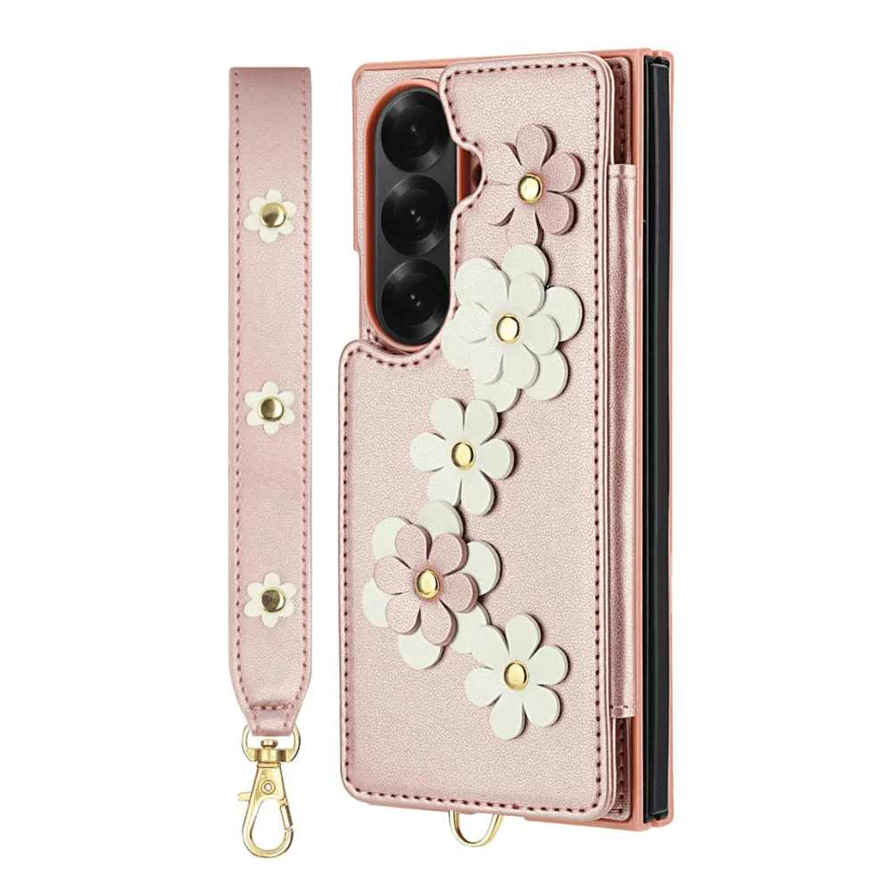Samsung Phone Case | Privo Floral Design Detachable Wallet Case | For ...